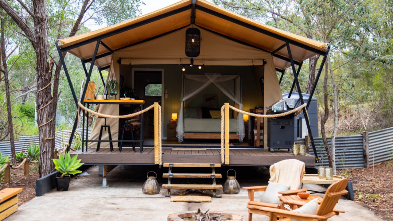 Accommodation - Moogie House Glamp and Pod