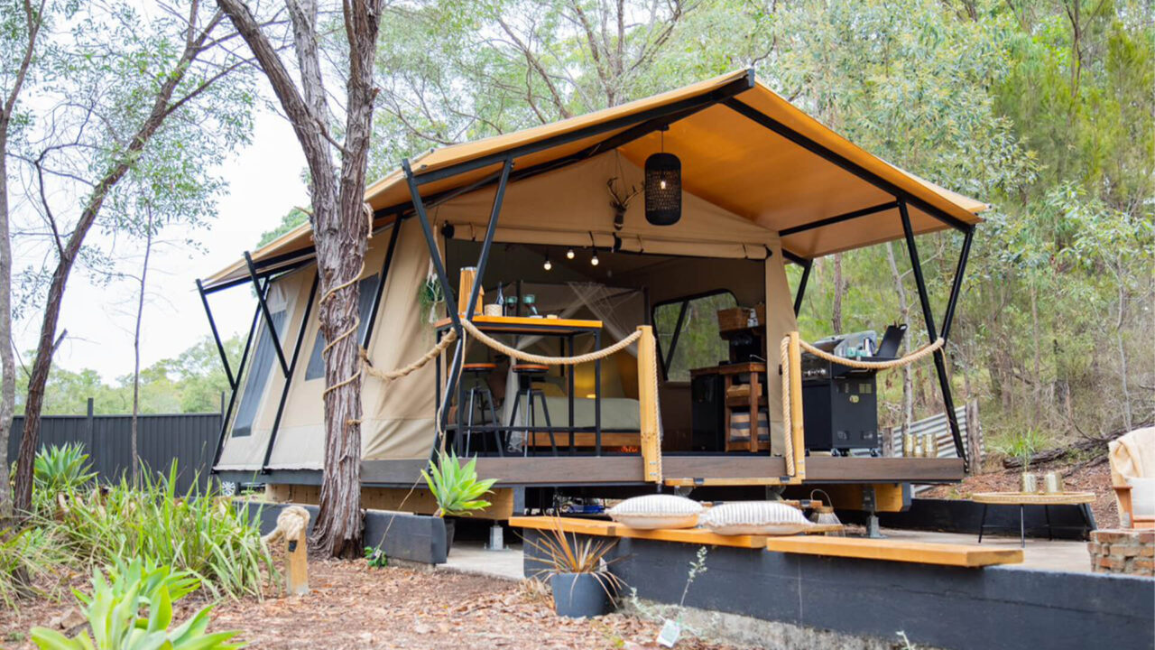 Accommodation - Moogie House Glamp and Pod